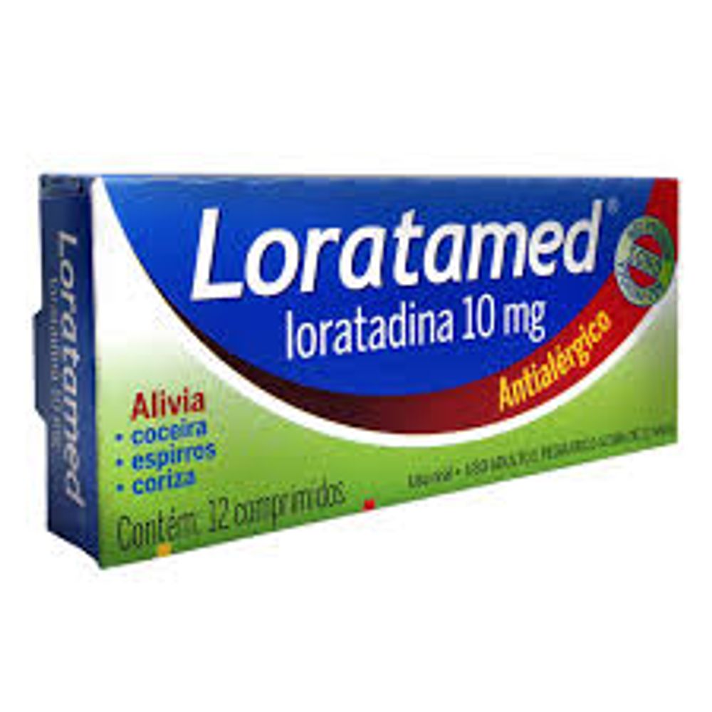 Loratamed 10mg 12 Comprimidos Cimed - UnicPharma