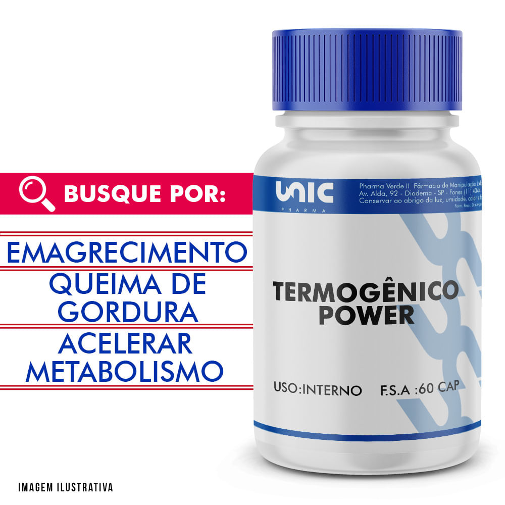Termogênico Power 60 Doses - UnicPharma
