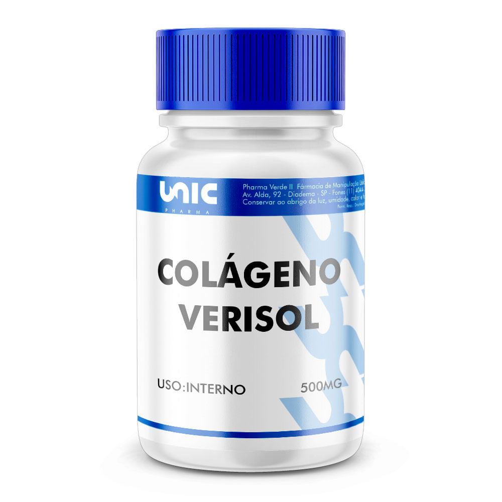 Colágeno Verisol 500mg - 60cáps - UnicPharma