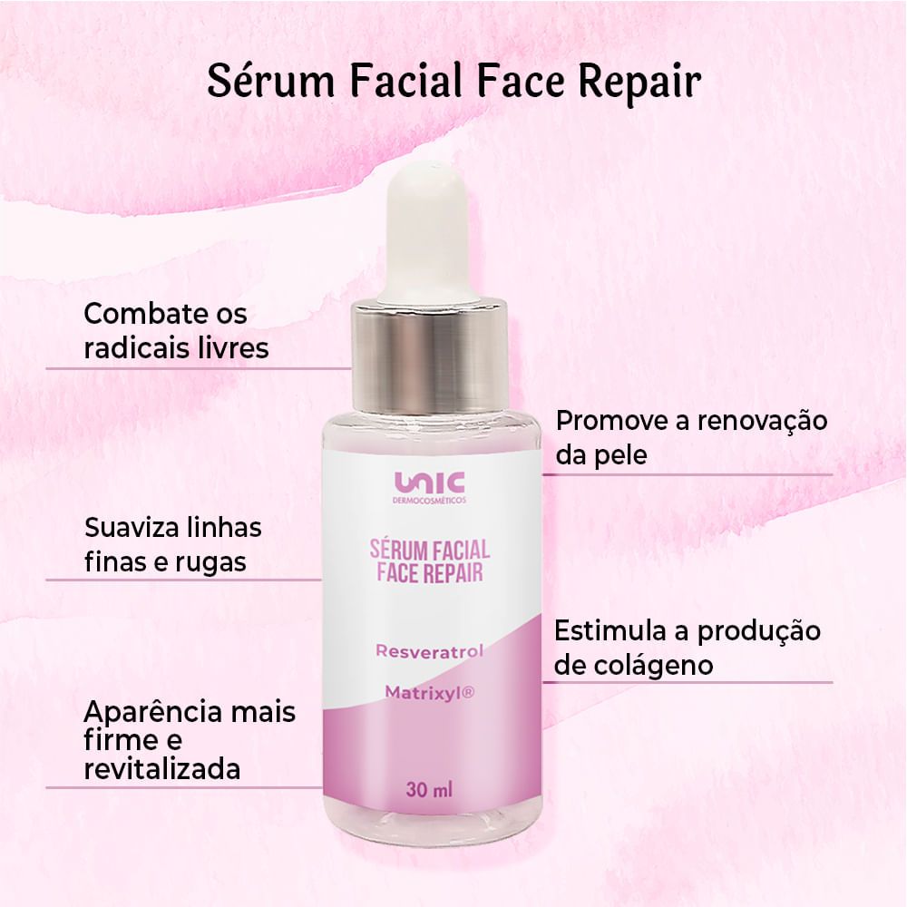 Sérum Facial Face Repair 30ml - UnicPharma